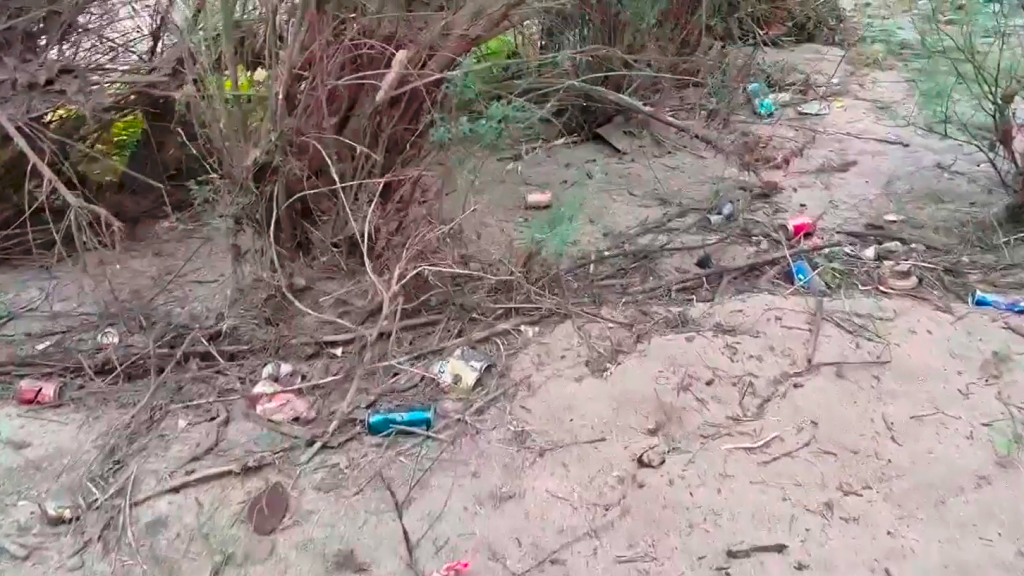 As part of our habitat improvement program, we pick up trash along the ...